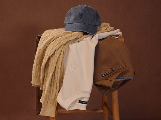 Moss-green V-neck jumper with Rigby Go embroidery – Polo Club Europe